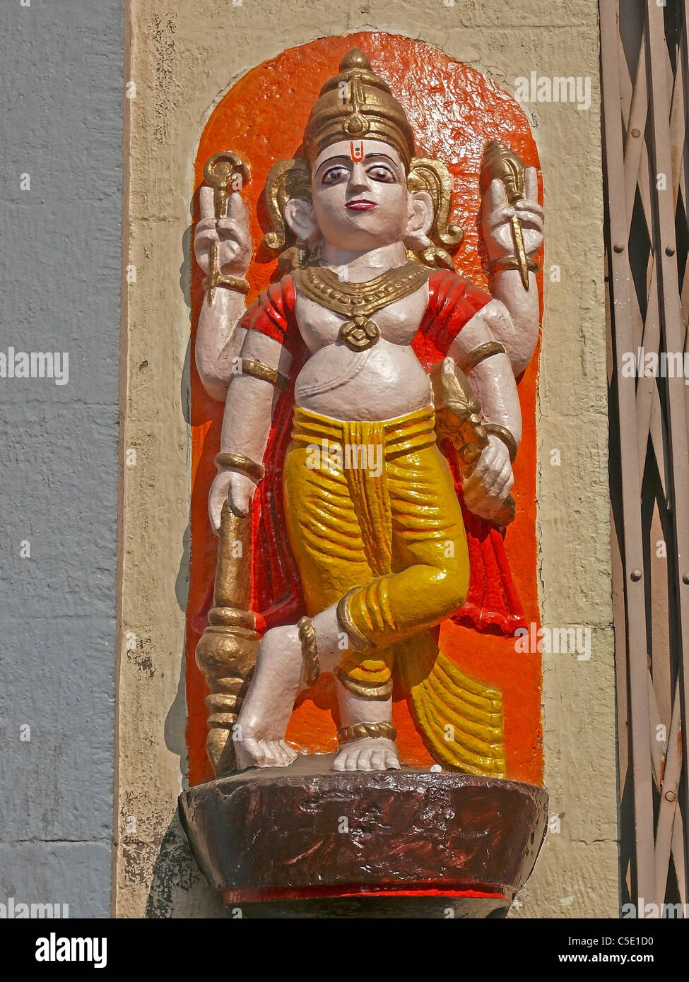 Statue of Jay-Vijay, Dwarpals at Lord Viththal temple, Viththalwadi ...