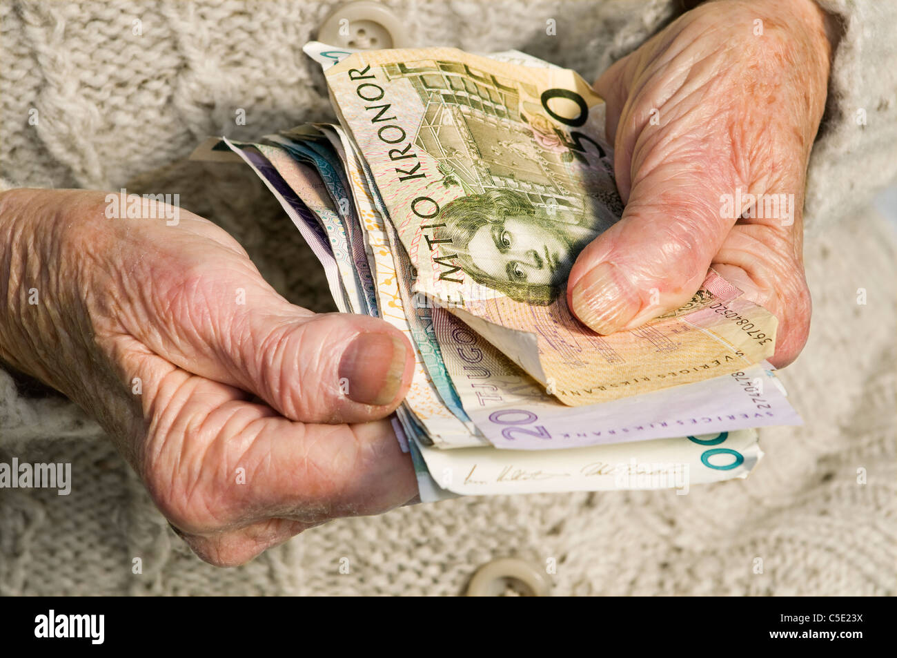 Swedish banknotes hi-res stock photography and images - Alamy