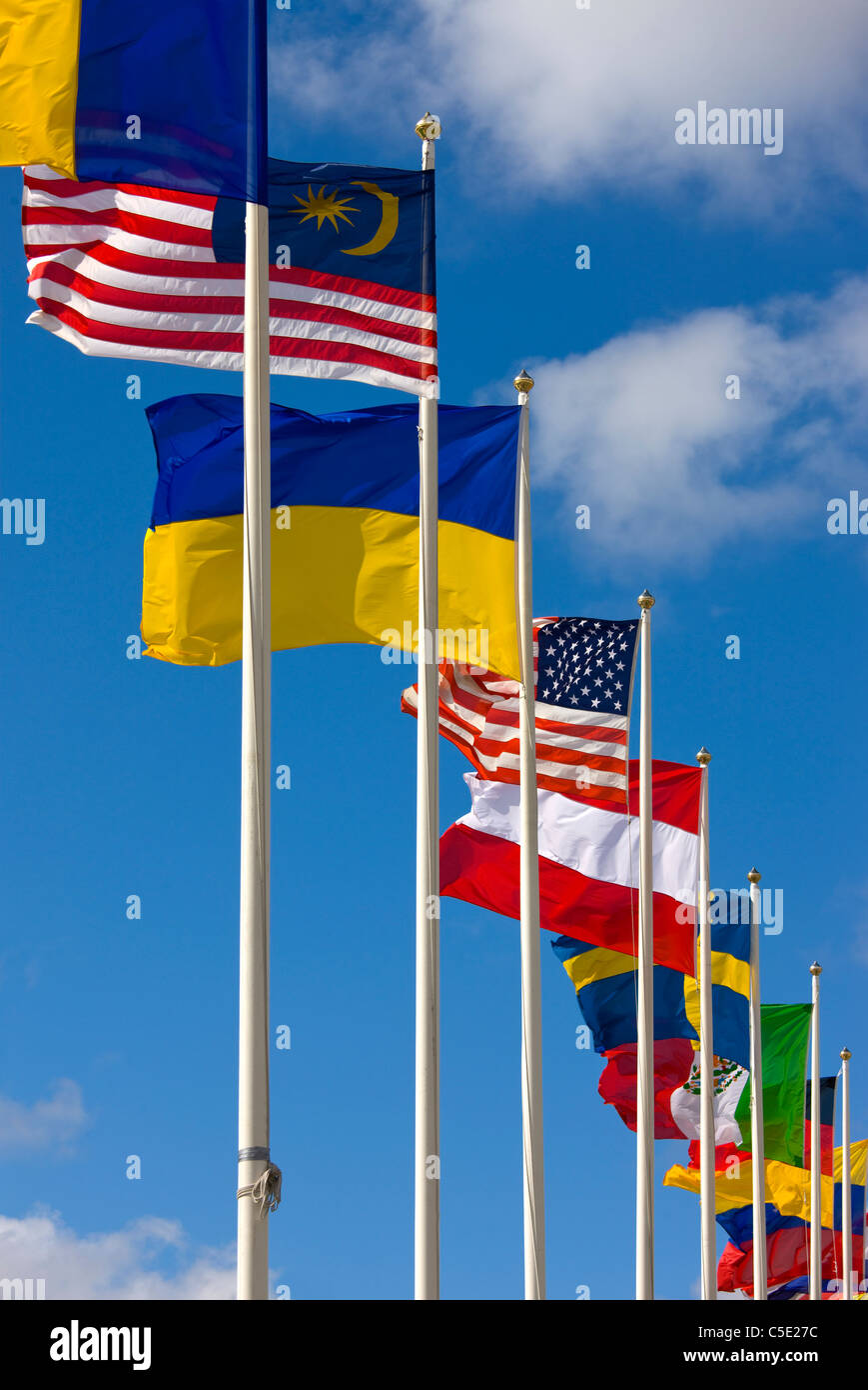 Nation flags hi-res stock photography and images - Alamy