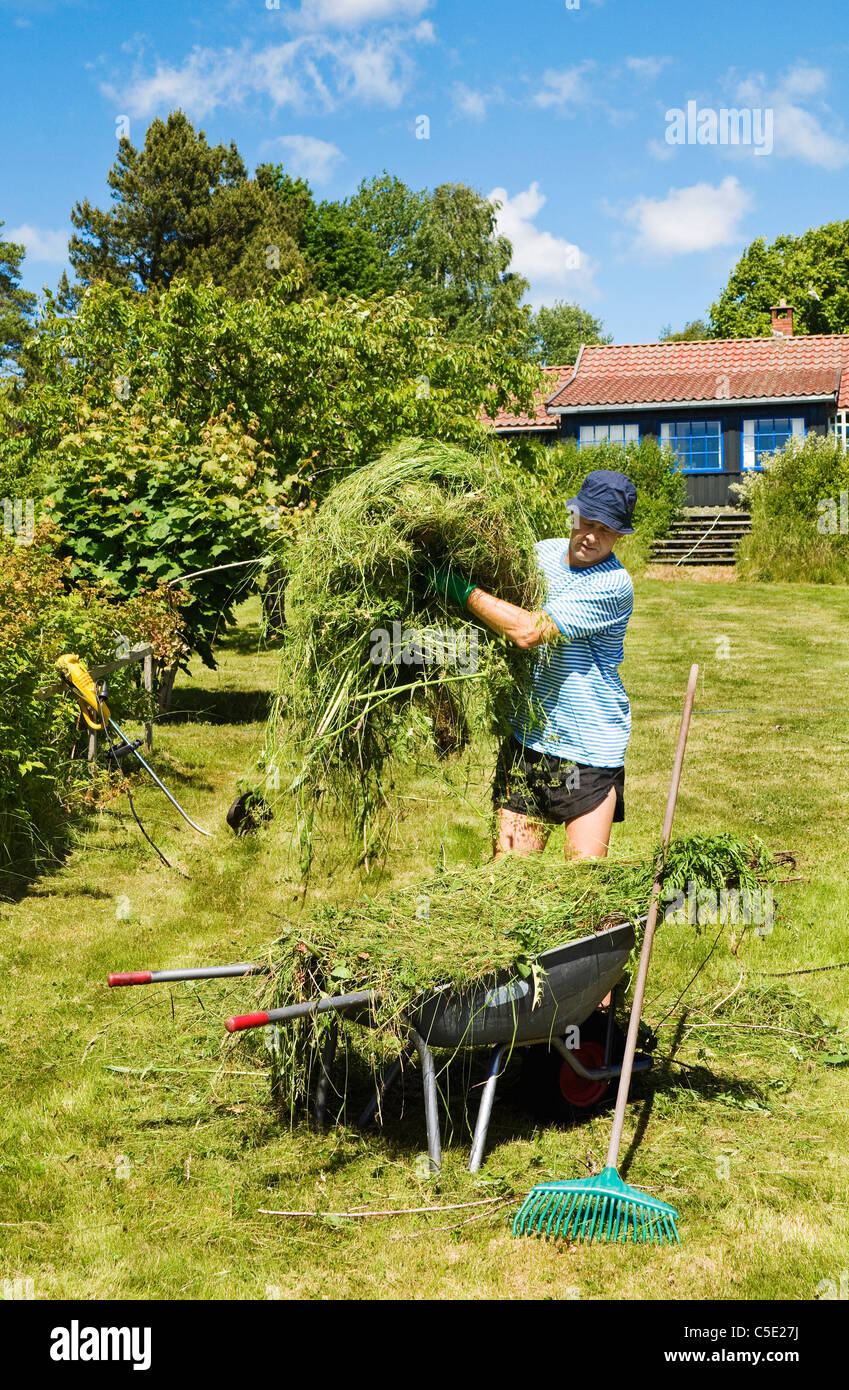 Collecting hay hi-res stock photography and images - Alamy