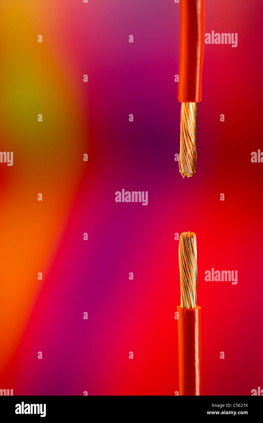 Purple cables hi-res stock photography and images - Alamy