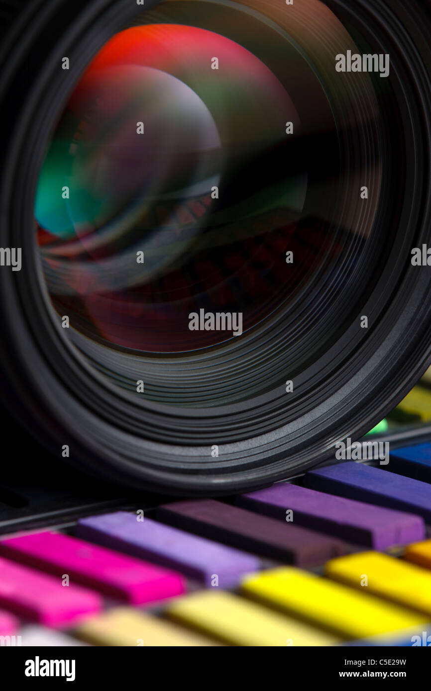 Colored lens hi-res stock photography and images - Alamy