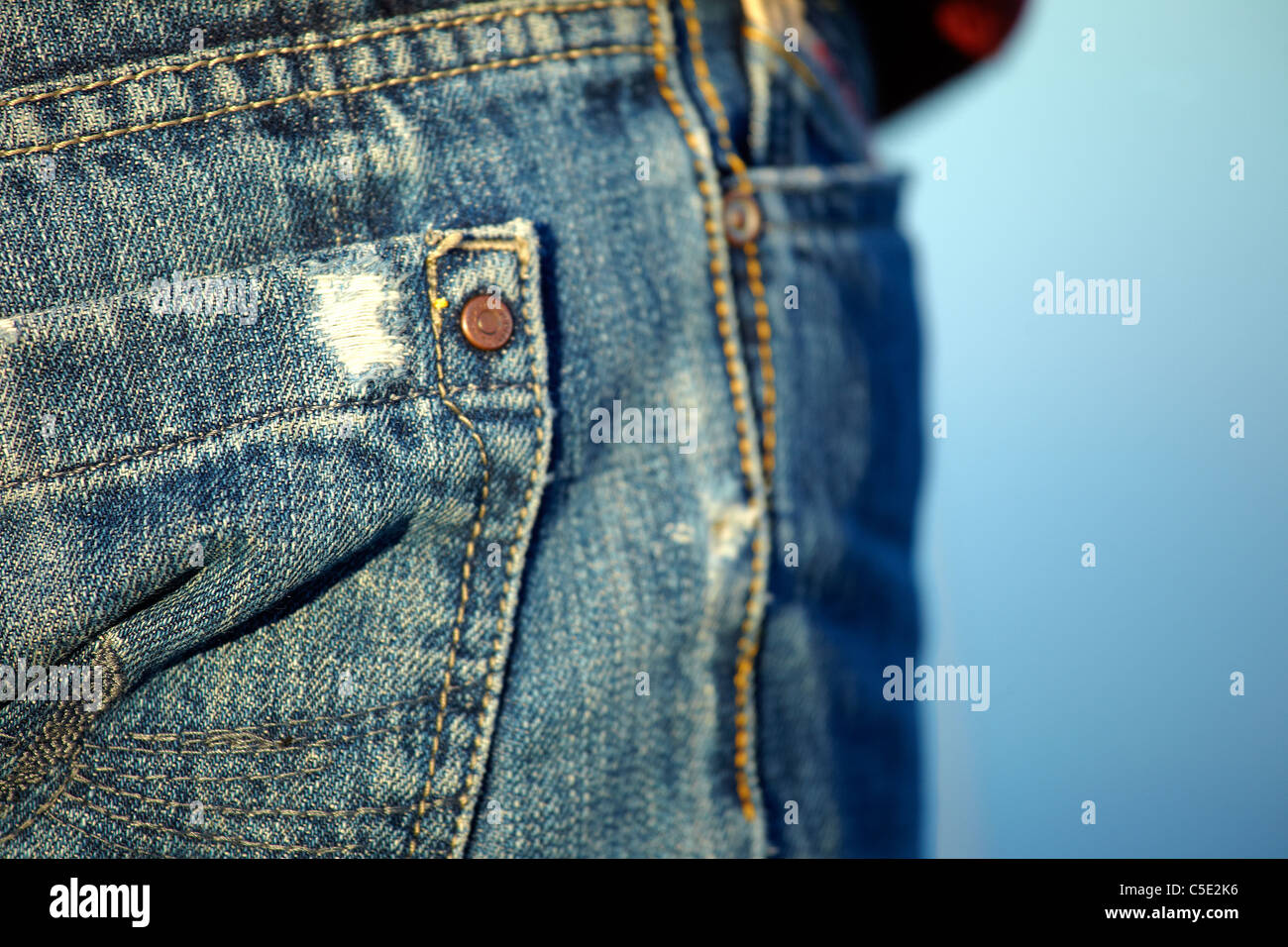 Frayed denim hi-res stock photography and images - Alamy