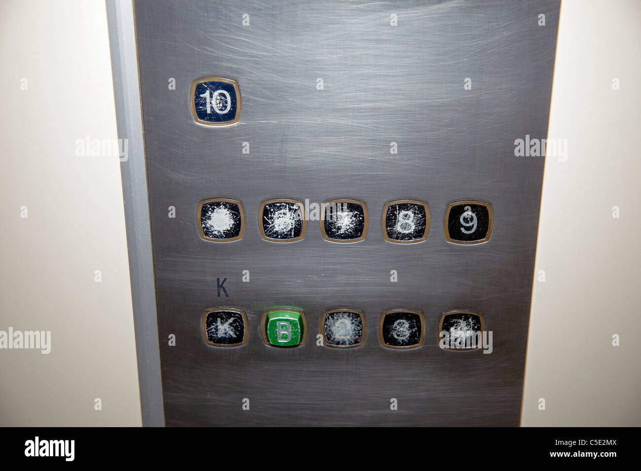 Elevator keypad hi-res stock photography and images - Alamy