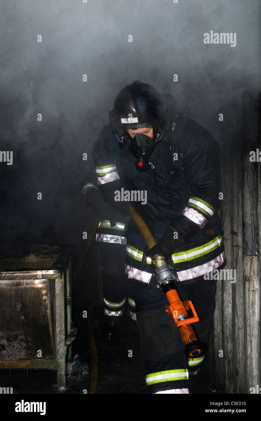 Fireman on duty hi-res stock photography and images - Alamy