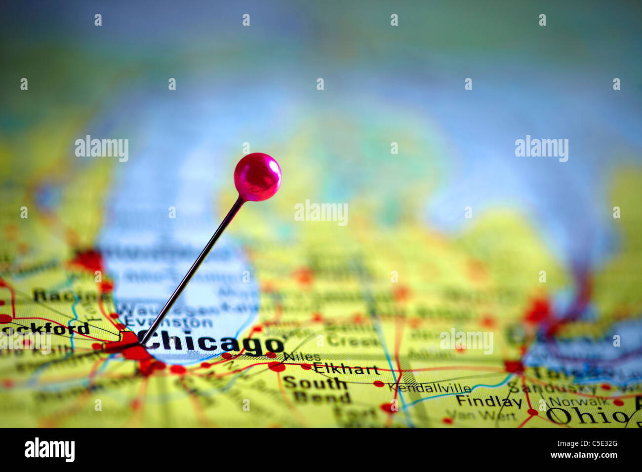 Pink map hi-res stock photography and images - Alamy