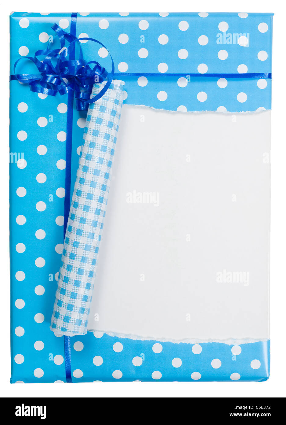 Blue wrapping paper hi-res stock photography and images - Alamy