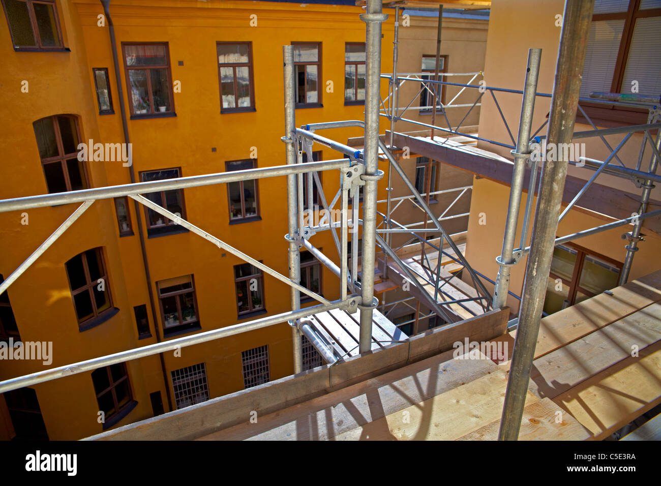 Close up scaffolding hi-res stock photography and images - Alamy