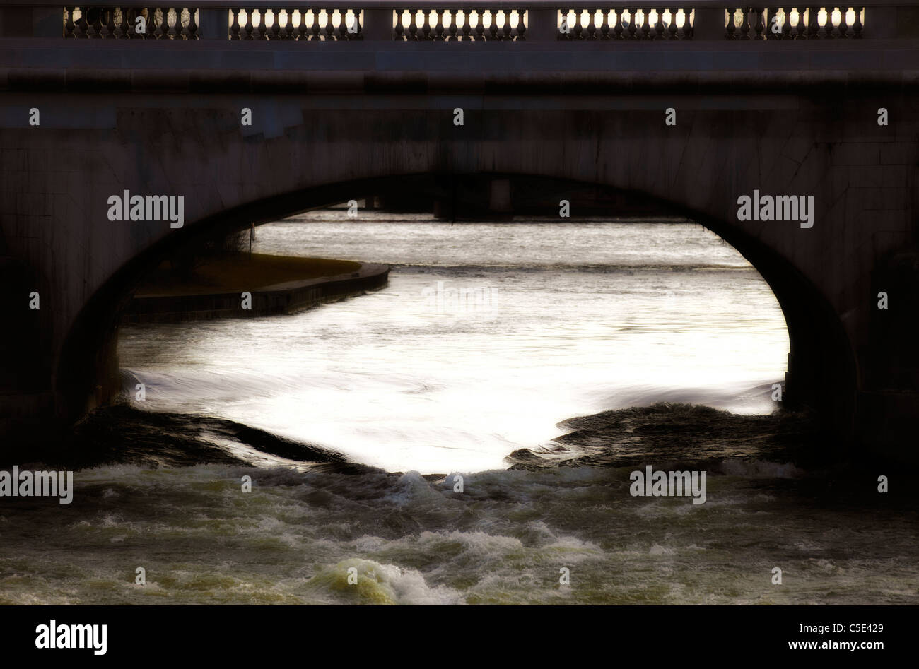 Bridge over rapid water hi-res stock photography and images - Alamy