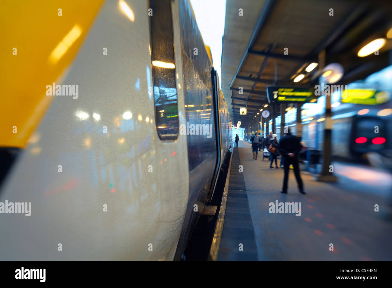 Close up train platform hi-res stock photography and images - Alamy