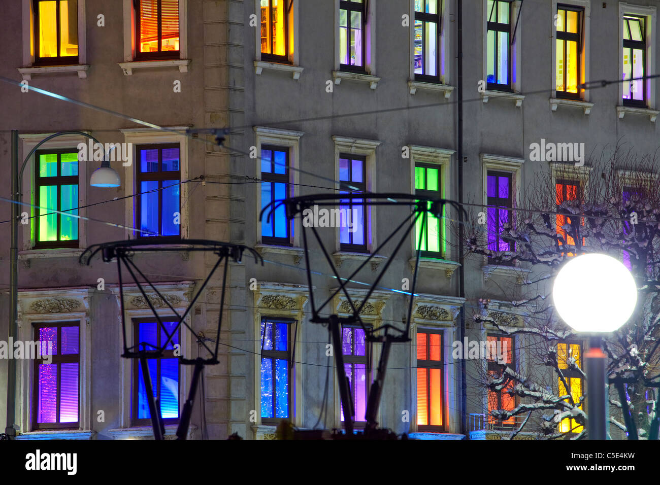 Colorful windows hi-res stock photography and images - Alamy