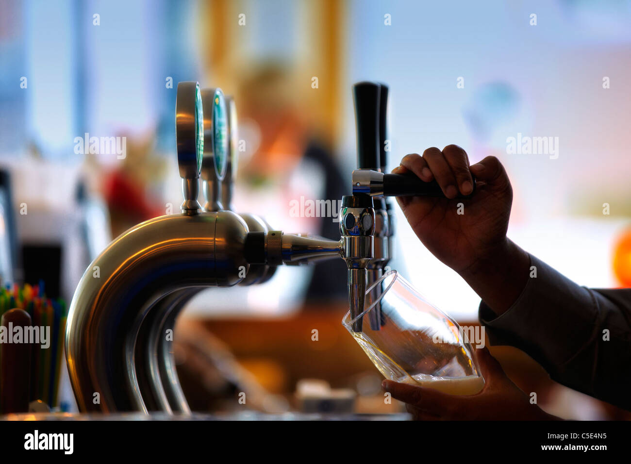 Alcohol free beer on tap hi-res stock photography and images - Alamy