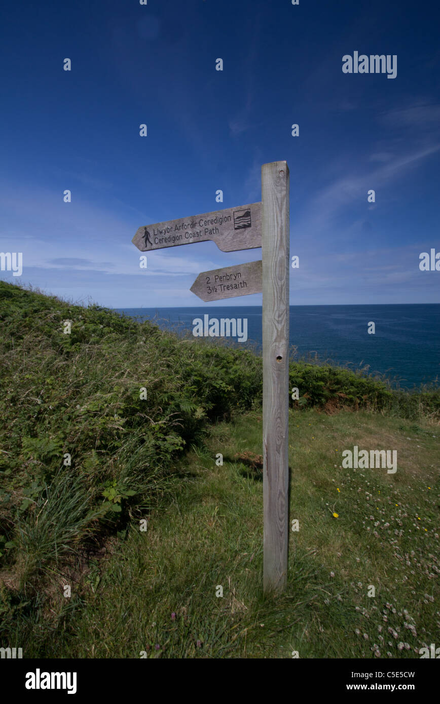 Ceredigion coastal path Stock Photo - Alamy