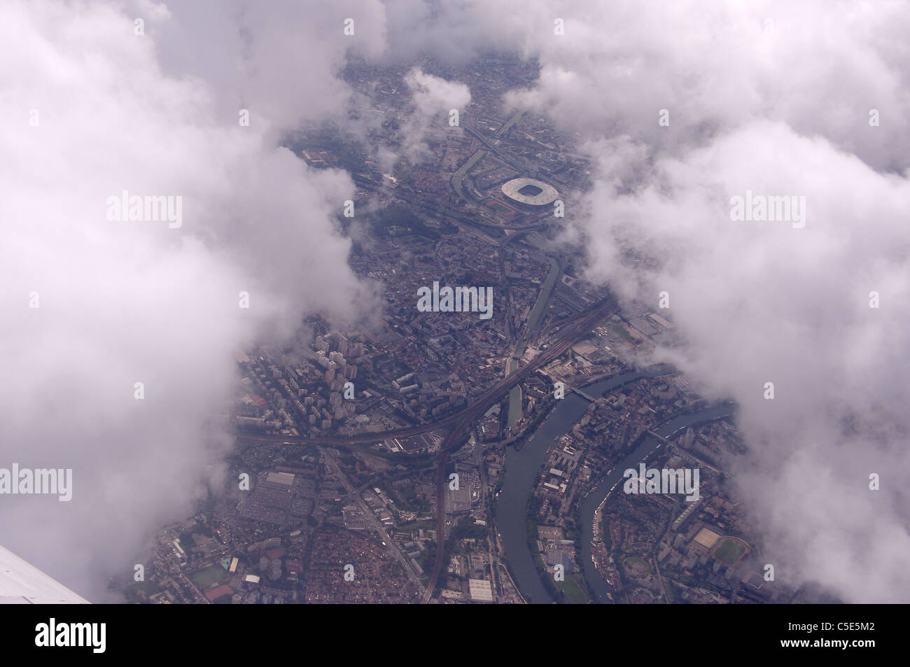 Paris aerial hi-res stock photography and images - Alamy