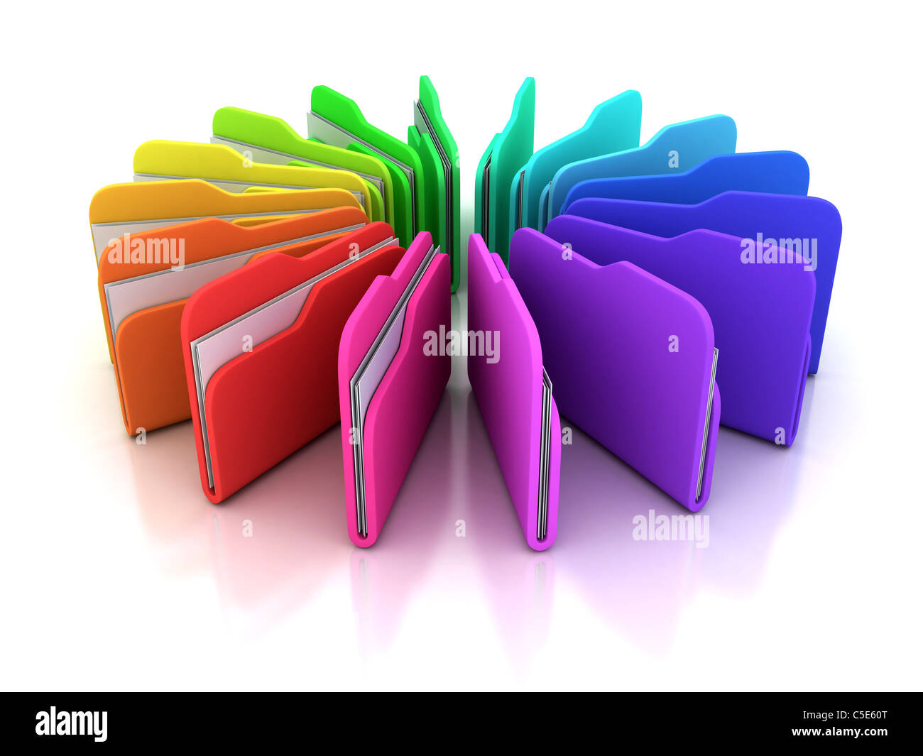 around file, isolated background (done in 3d Stock Photo - Alamy