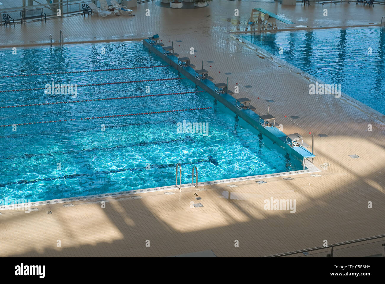 Modern indoor swimming pool hi-res stock photography and images - Alamy