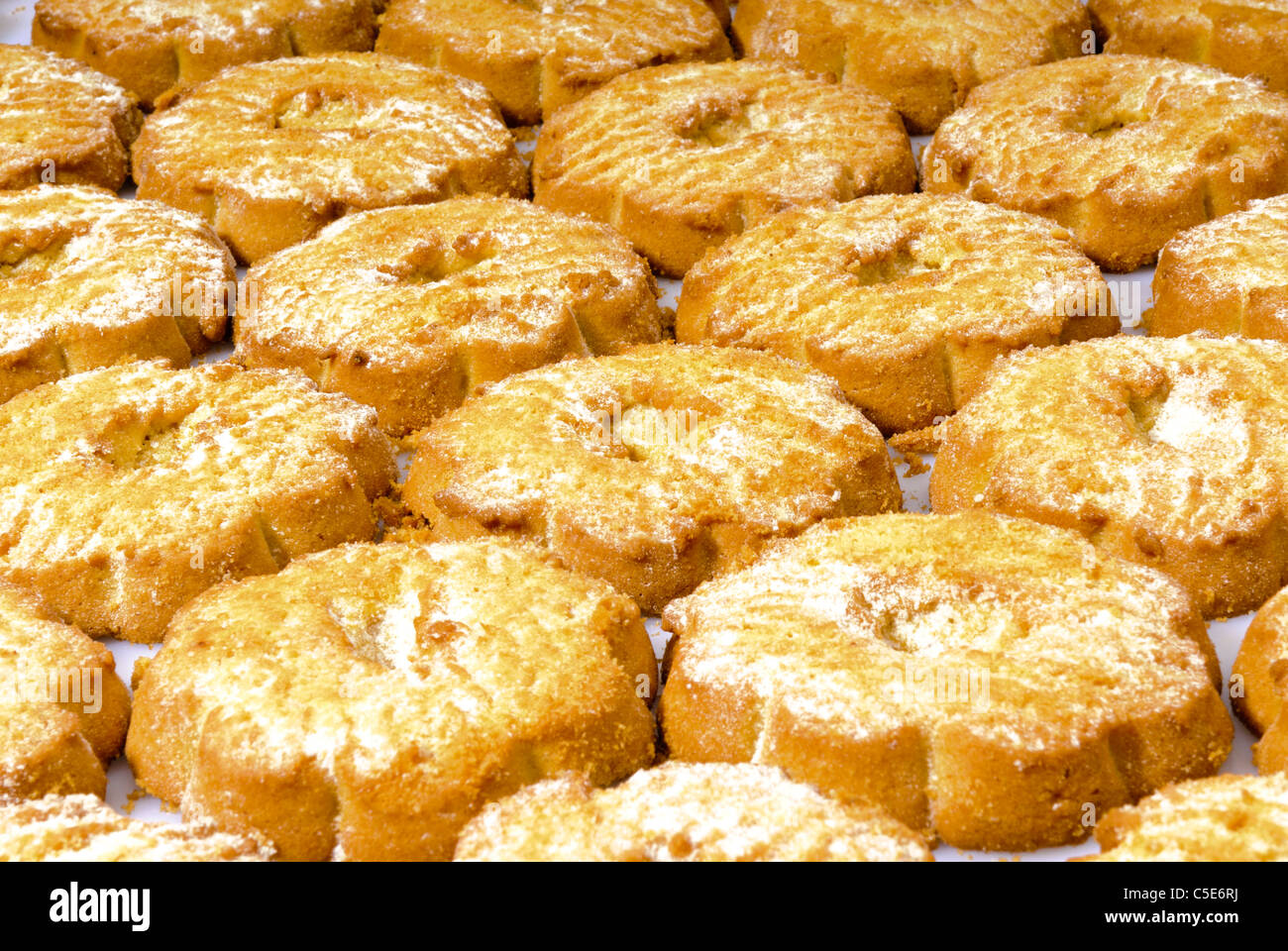 Studio photo of sweet cookies. Cookies background Stock Photo - Alamy