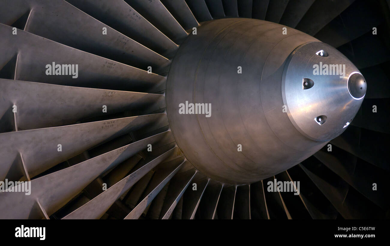 Jet Engine Blades Stock Photo - Alamy