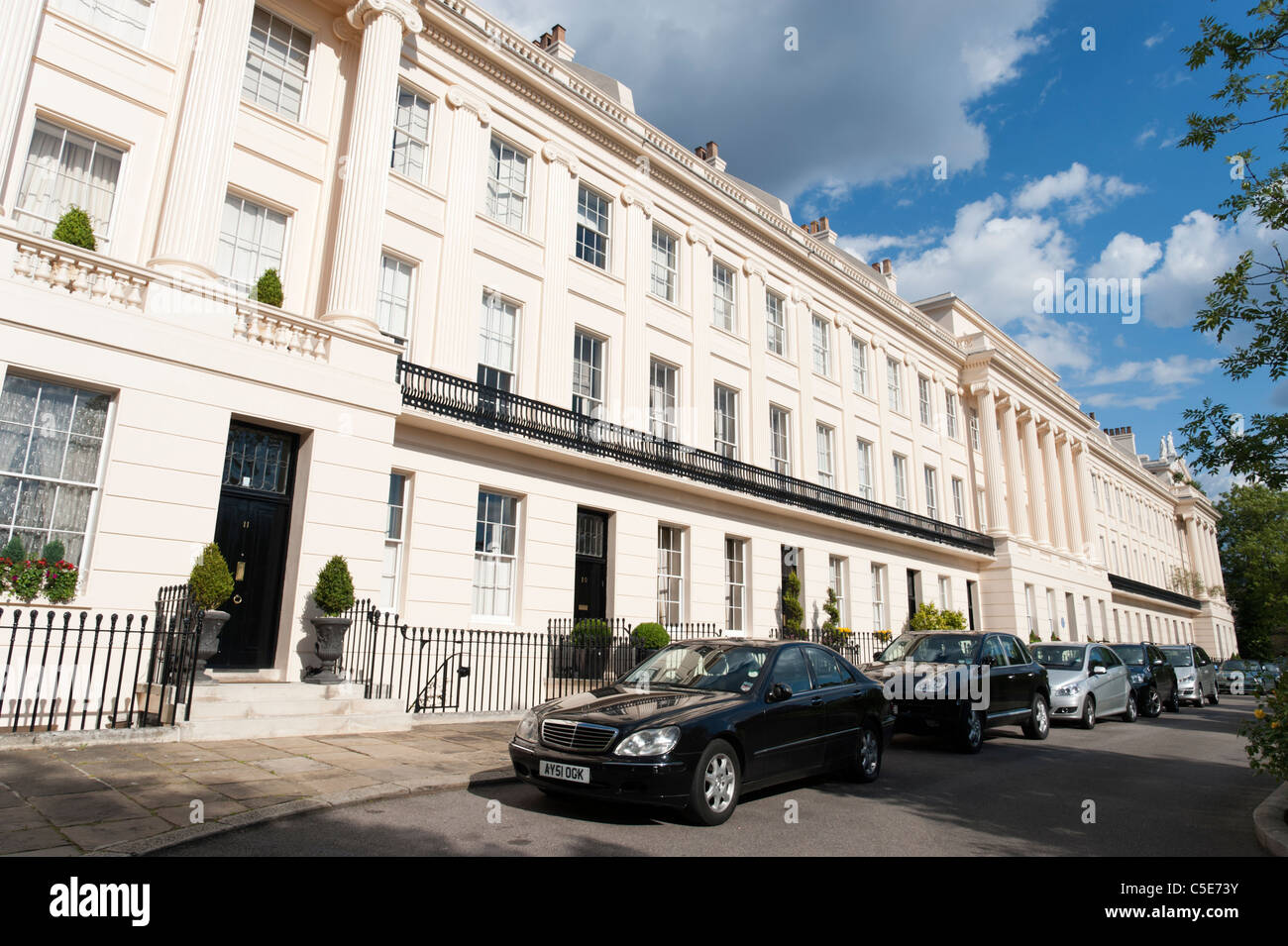 Gloucester Gate terraces designed by John Nash beside Regent's Park ...