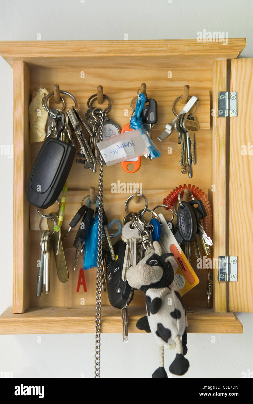 Hanging key cabinet hi-res stock photography and images - Alamy