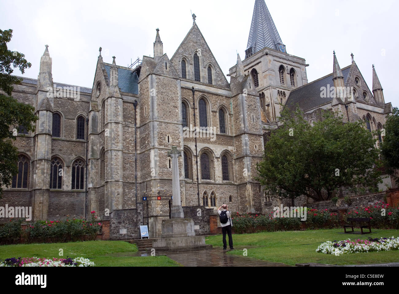 Rochester cathedral Church of Christ and the Blessed Virgin Mary Stock ...