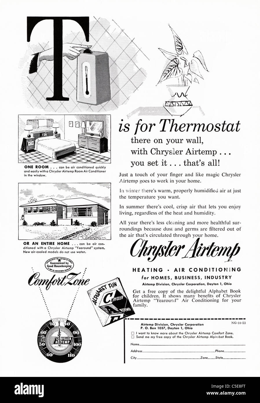 American air conditioning 1950s hi-res stock photography and images - Alamy