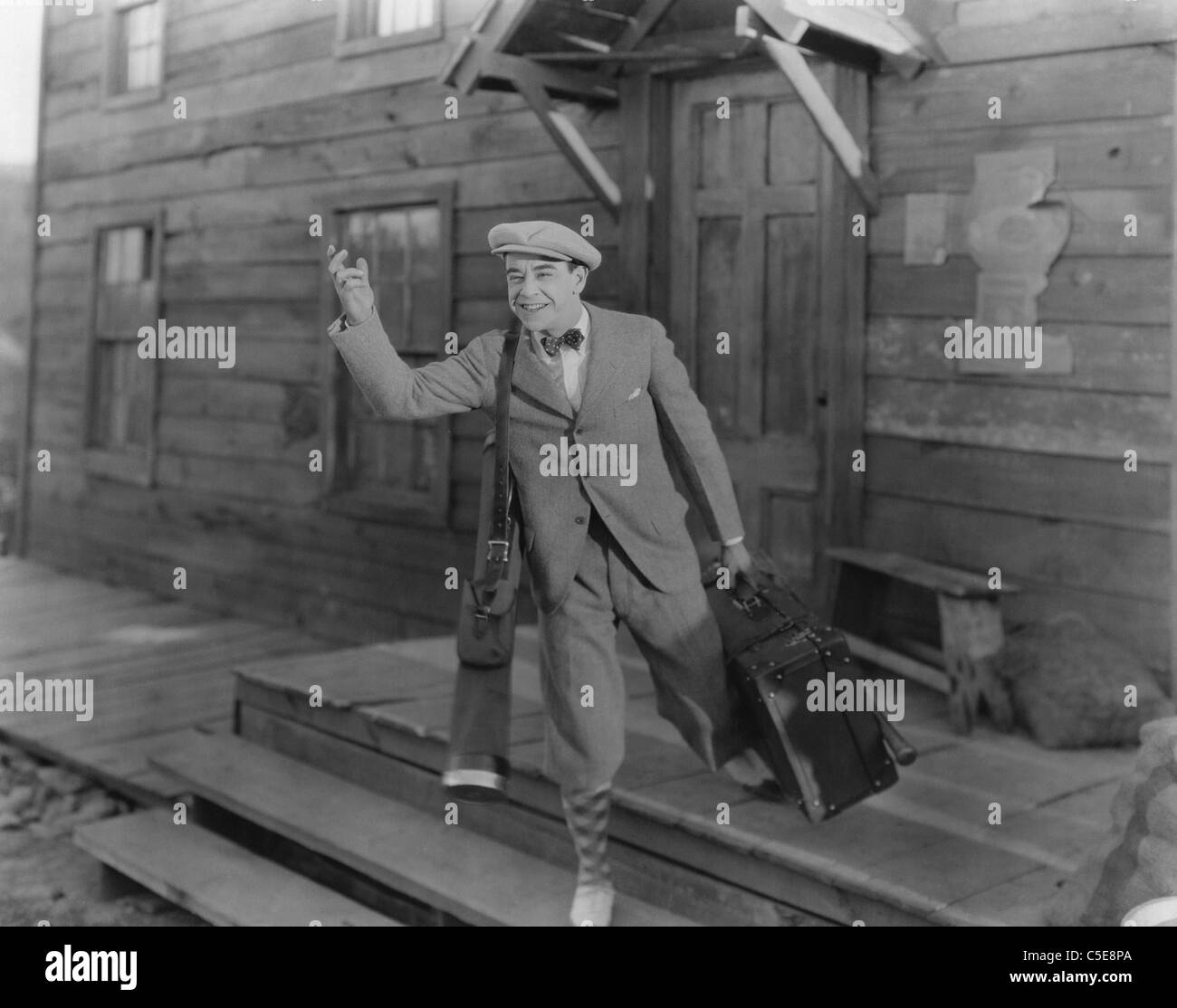 Hailing a taxi suitcase hi-res stock photography and images - Alamy