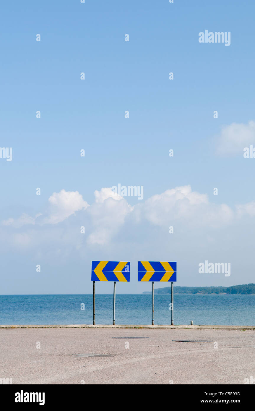 Direction signs on sea hi-res stock photography and images - Alamy