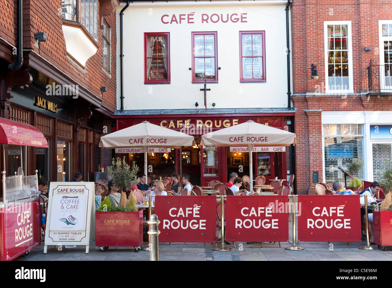 Cafe Rouge, England, UK Stock Photo - Alamy