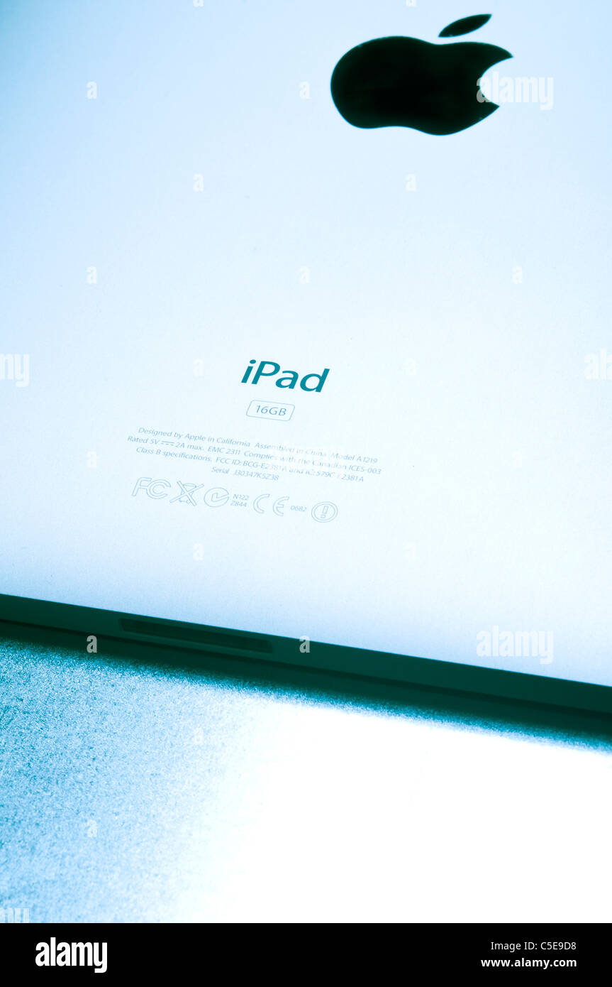 iPad back side Stock Photo - Alamy