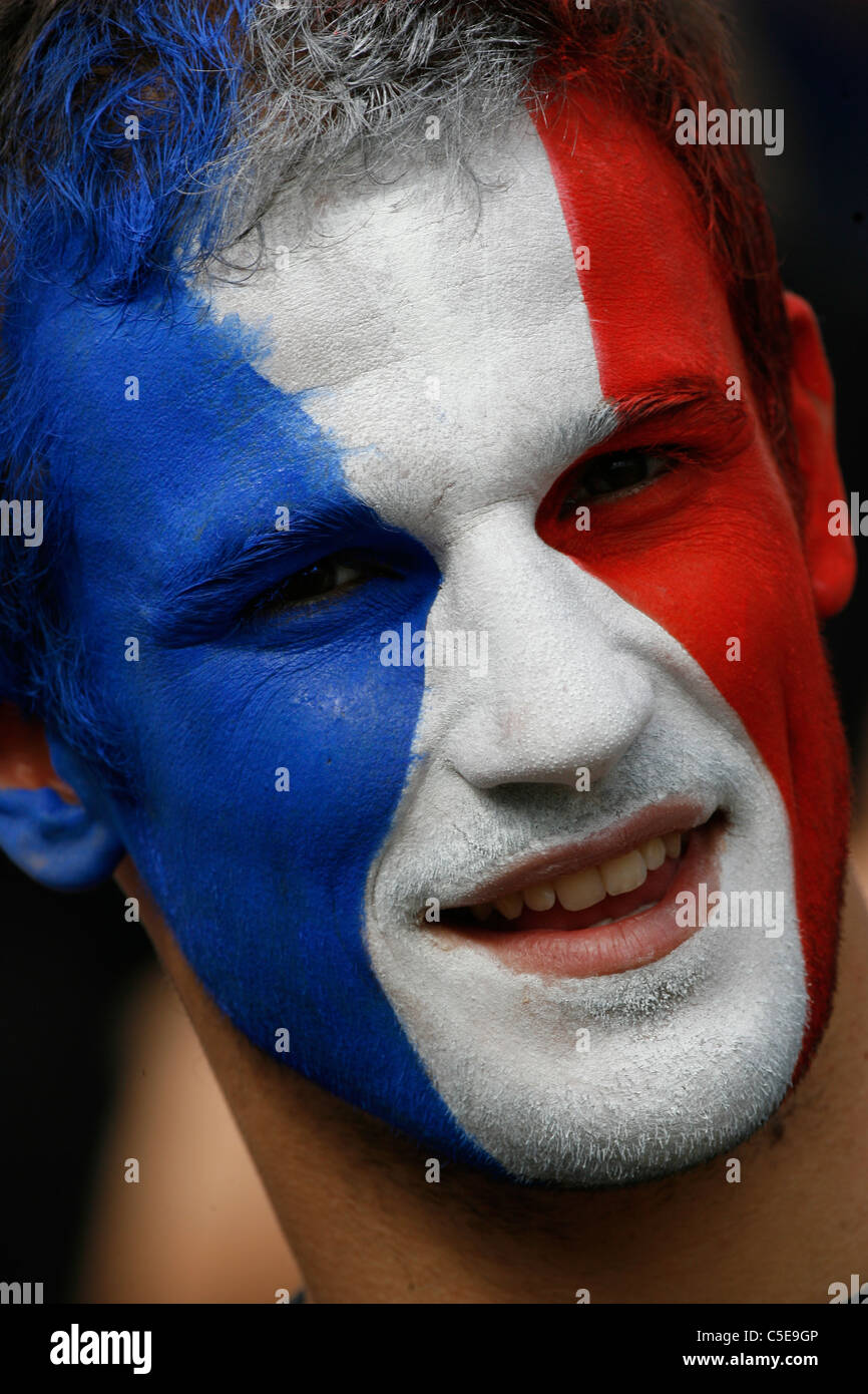 French Fan Rugby World Cup 2007 FRANCE v GEORGIA Stade Velodrome ...