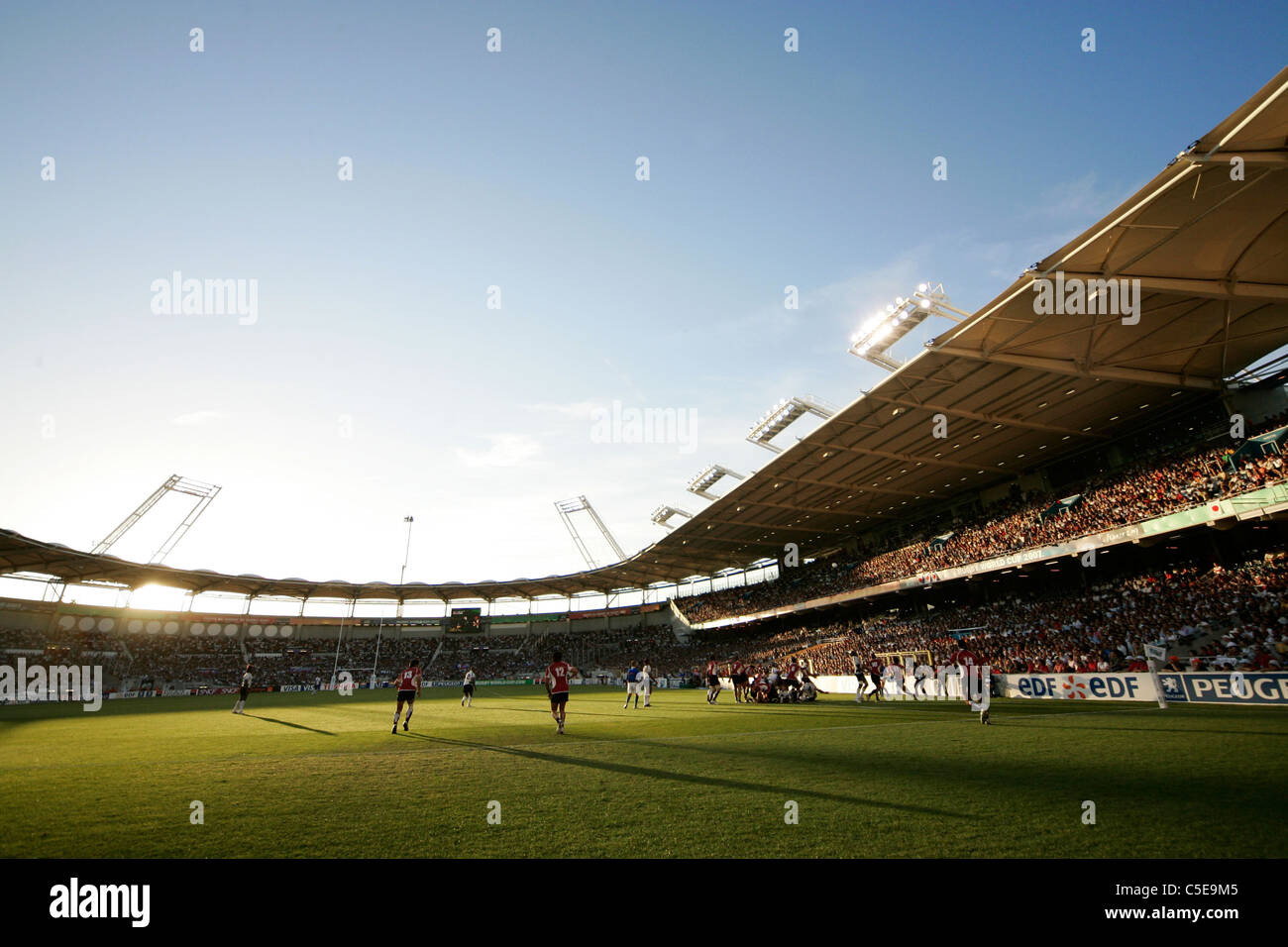 Rugby Stadium during the Rugby World Cup 2007 Japan v Fiji Toulouse ...