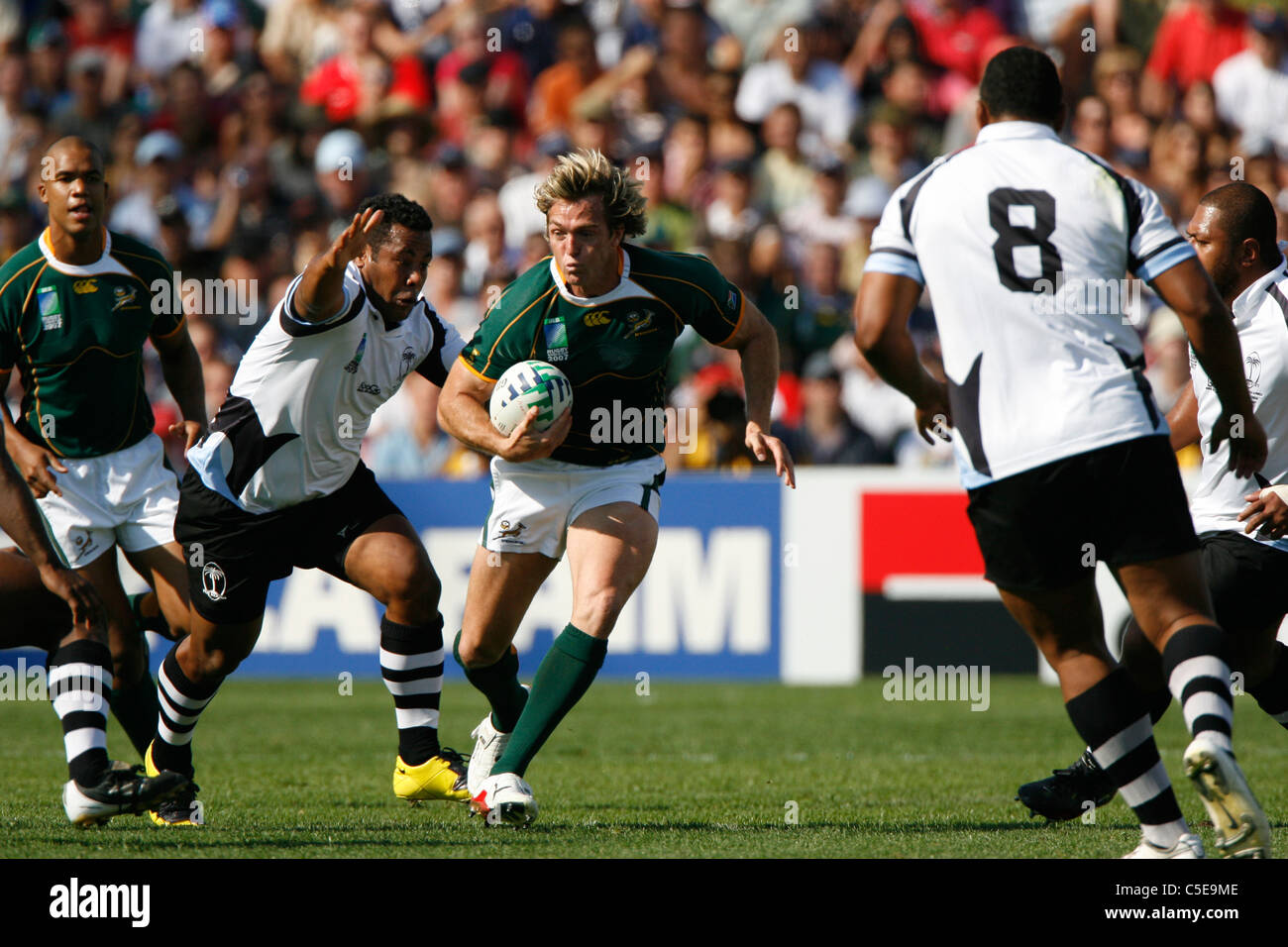 Percy MONTGOMERY Rugby World Cup 07 SOUTH AFRICA v FIJI Marseille 07.10 ...