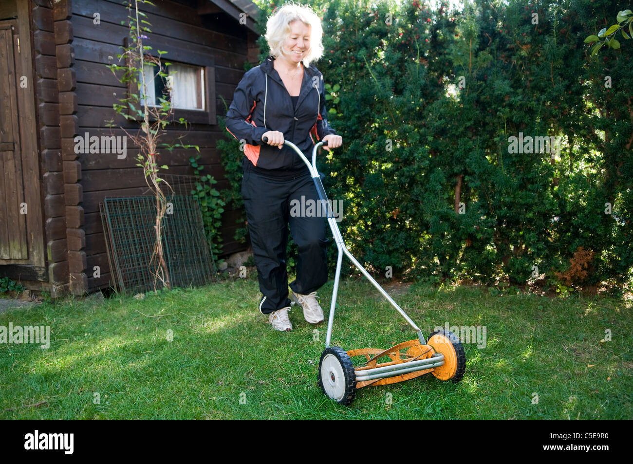 Funny Mowing The Lawn High Resolution Stock Photography and Images - Alamy