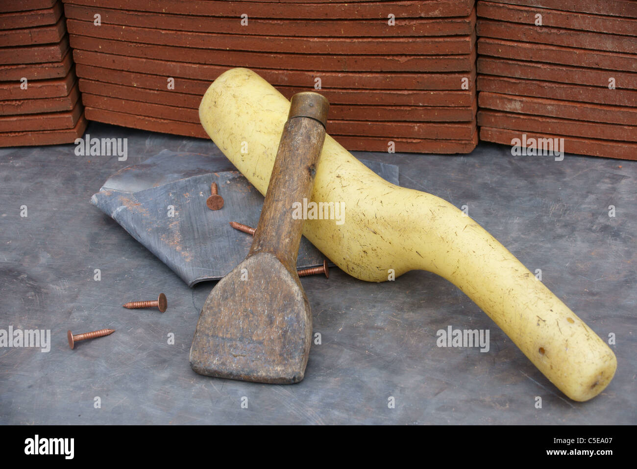 Lead Tiles High Resolution Stock Photography and Images - Alamy
