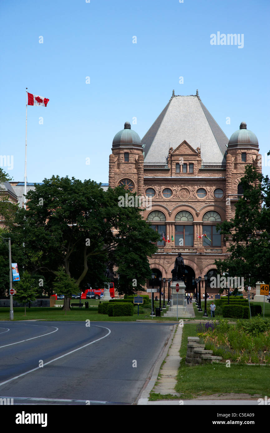 avenue road leading to queens park and legislative assembly of ontario ...