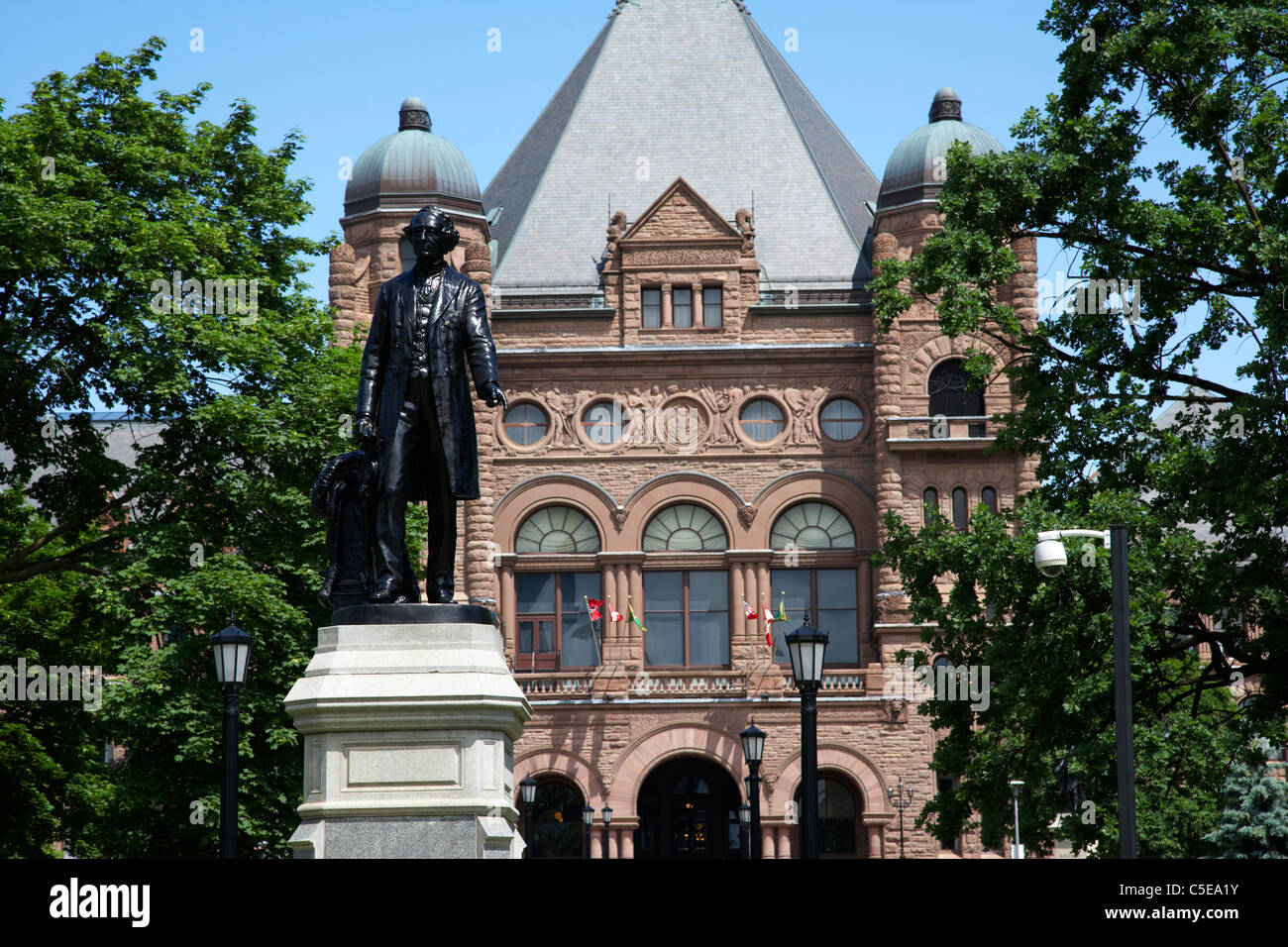 statue of sir john alexander macdonald first prime minister of canada ...