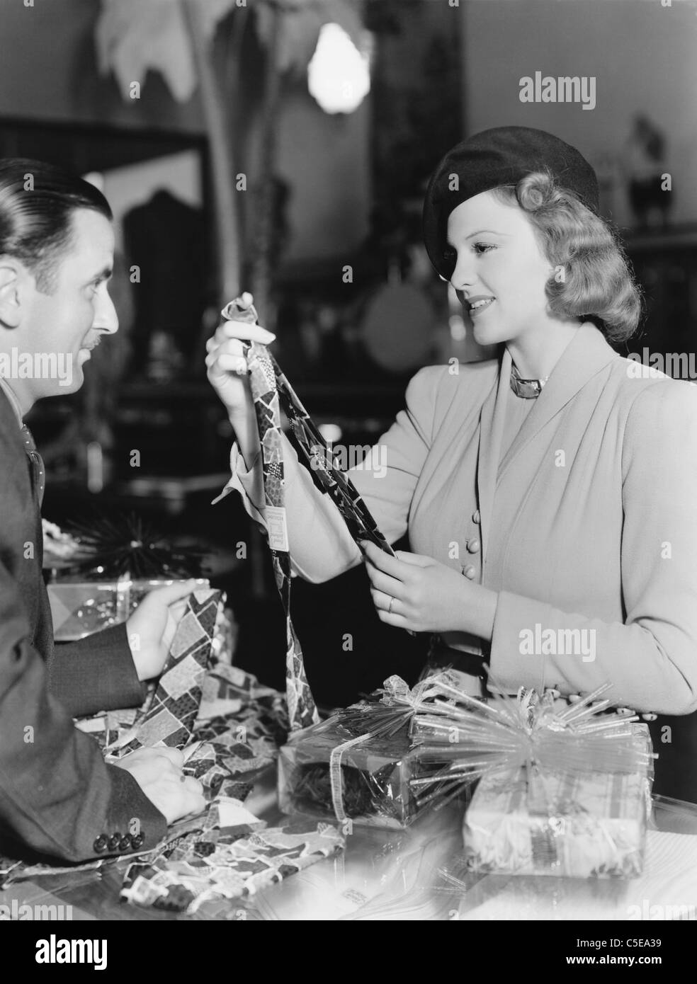 Two beautiful young people Black and White Stock Photos & Images - Alamy