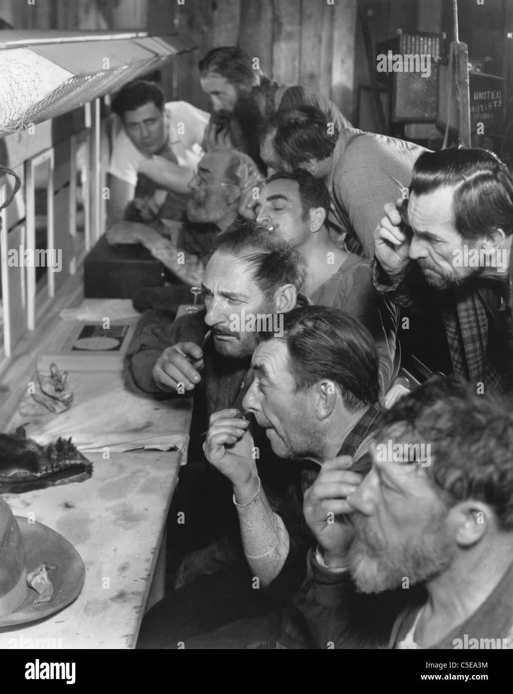 Getting ready for performance Black and White Stock Photos & Images - Alamy