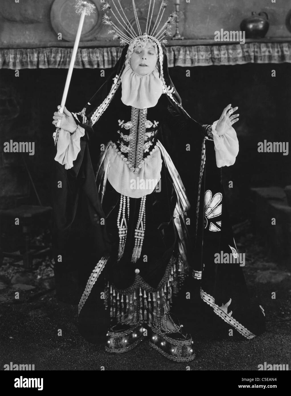 Casting a spell Stock Photo - Alamy