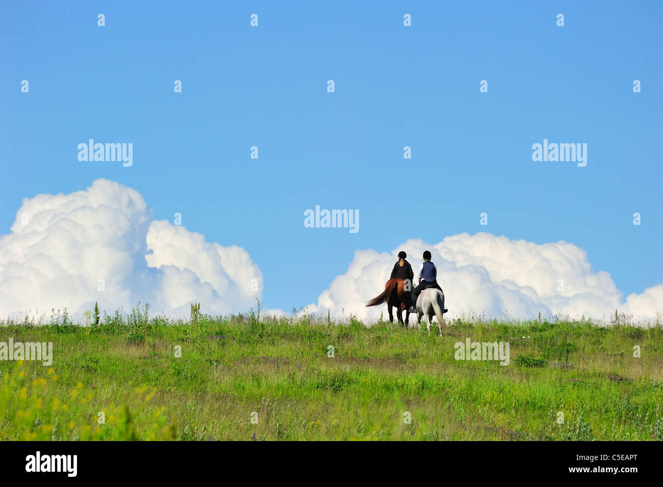 People riding horses hi-res stock photography and images - Alamy