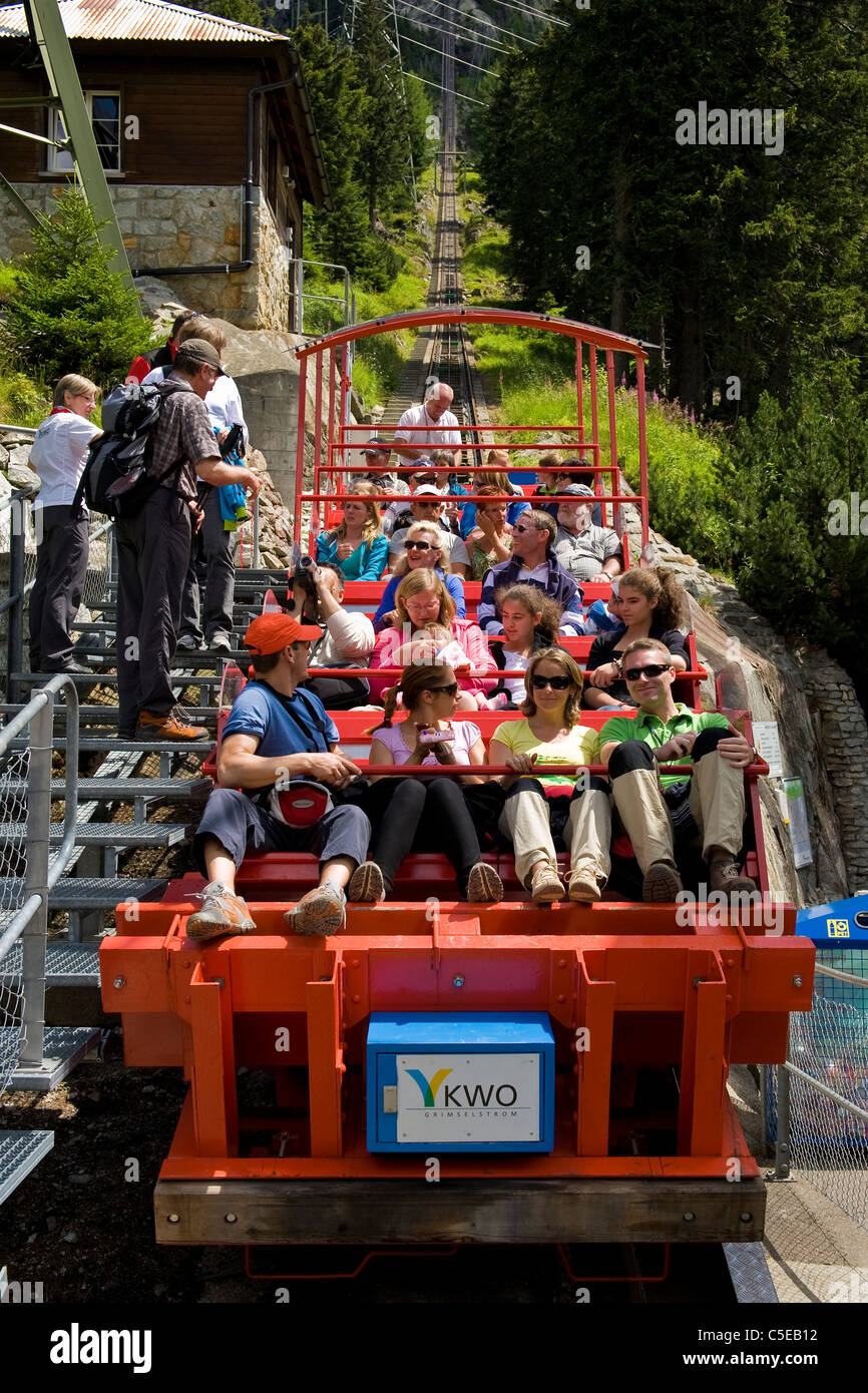Gelmerbahn funicular hi-res stock photography and images - Alamy