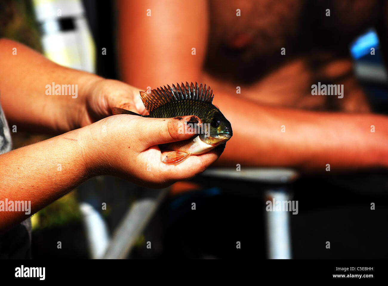 Caught First Fish High Resolution Stock Photography and Images - Alamy
