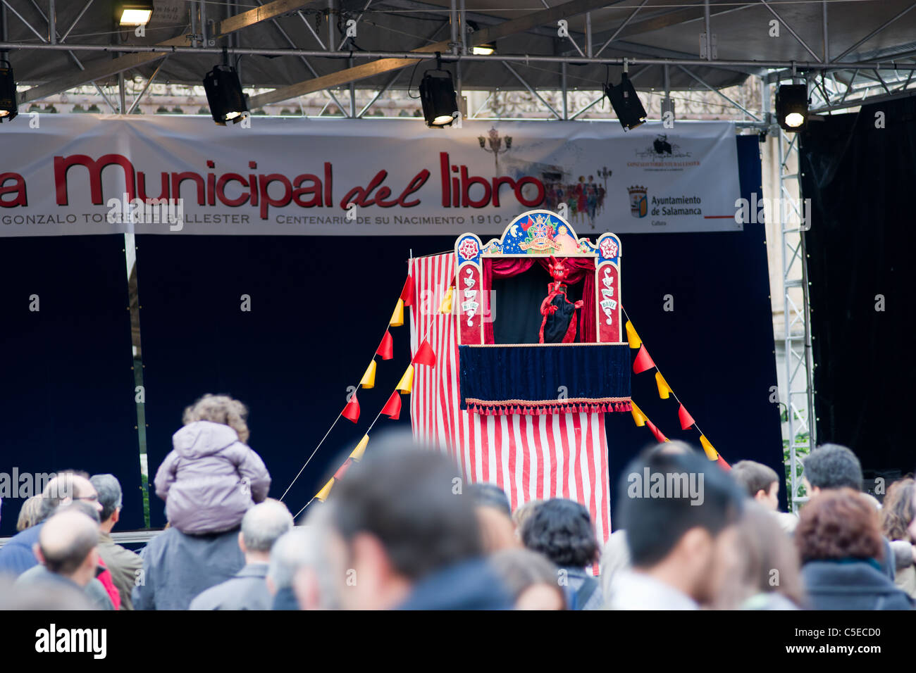 Puppet show in Salamanca, Spain Stock Photo - Alamy