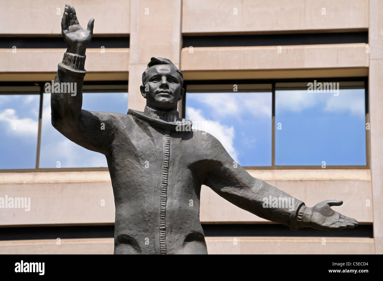 Statue of Yuri Gagarin. The Mall London Stock Photo - Alamy