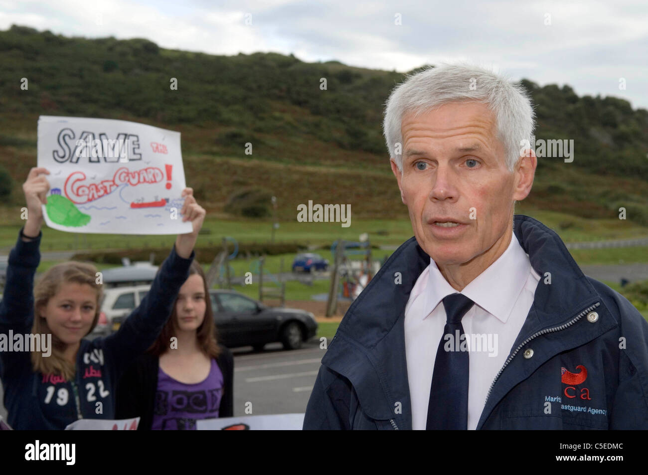 Campaigners meet the Coastguard Agency's Chief executive Sir Alan ...