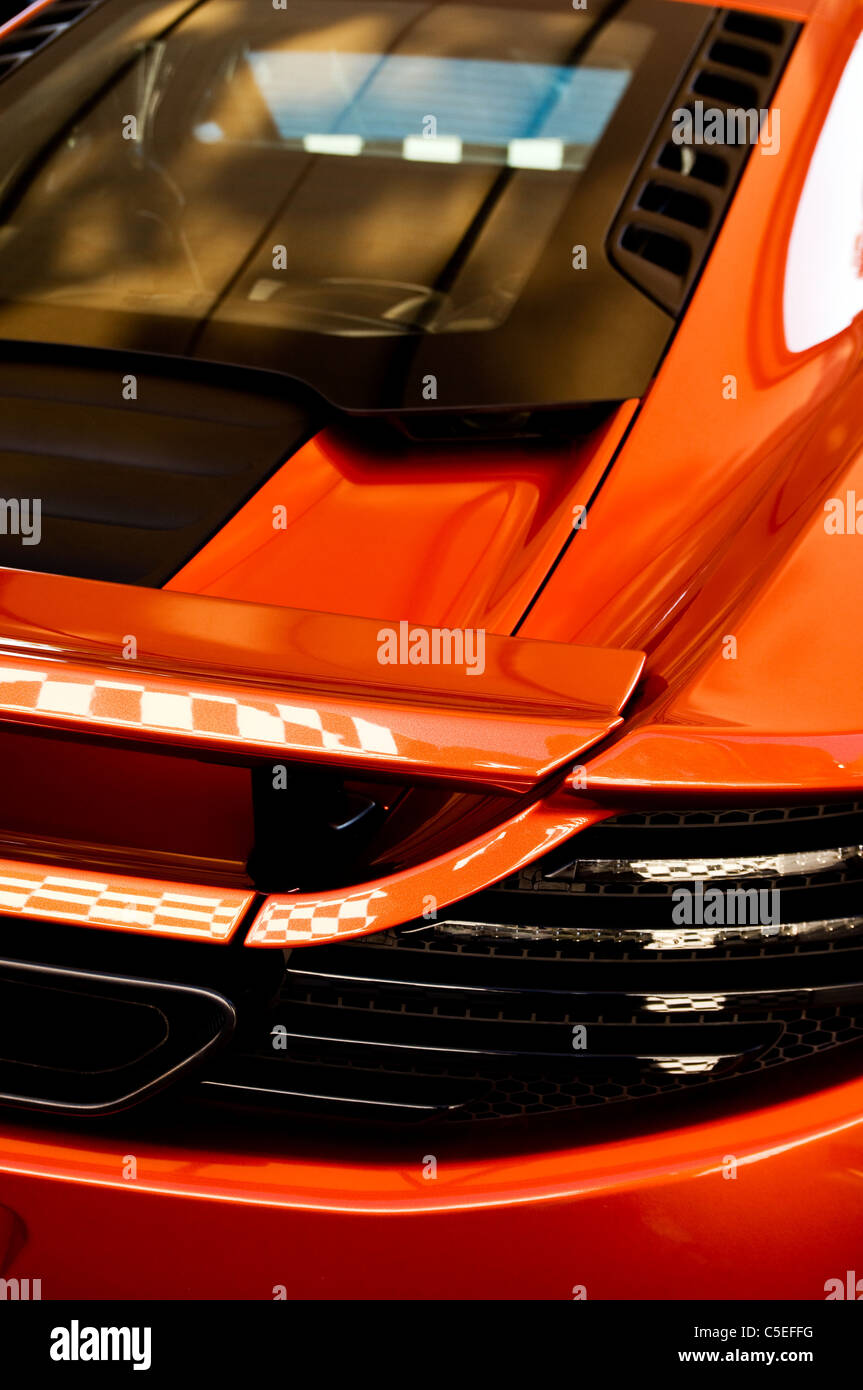 Orange Racing Car Stock Photos & Orange Racing Car Stock Images - Alamy