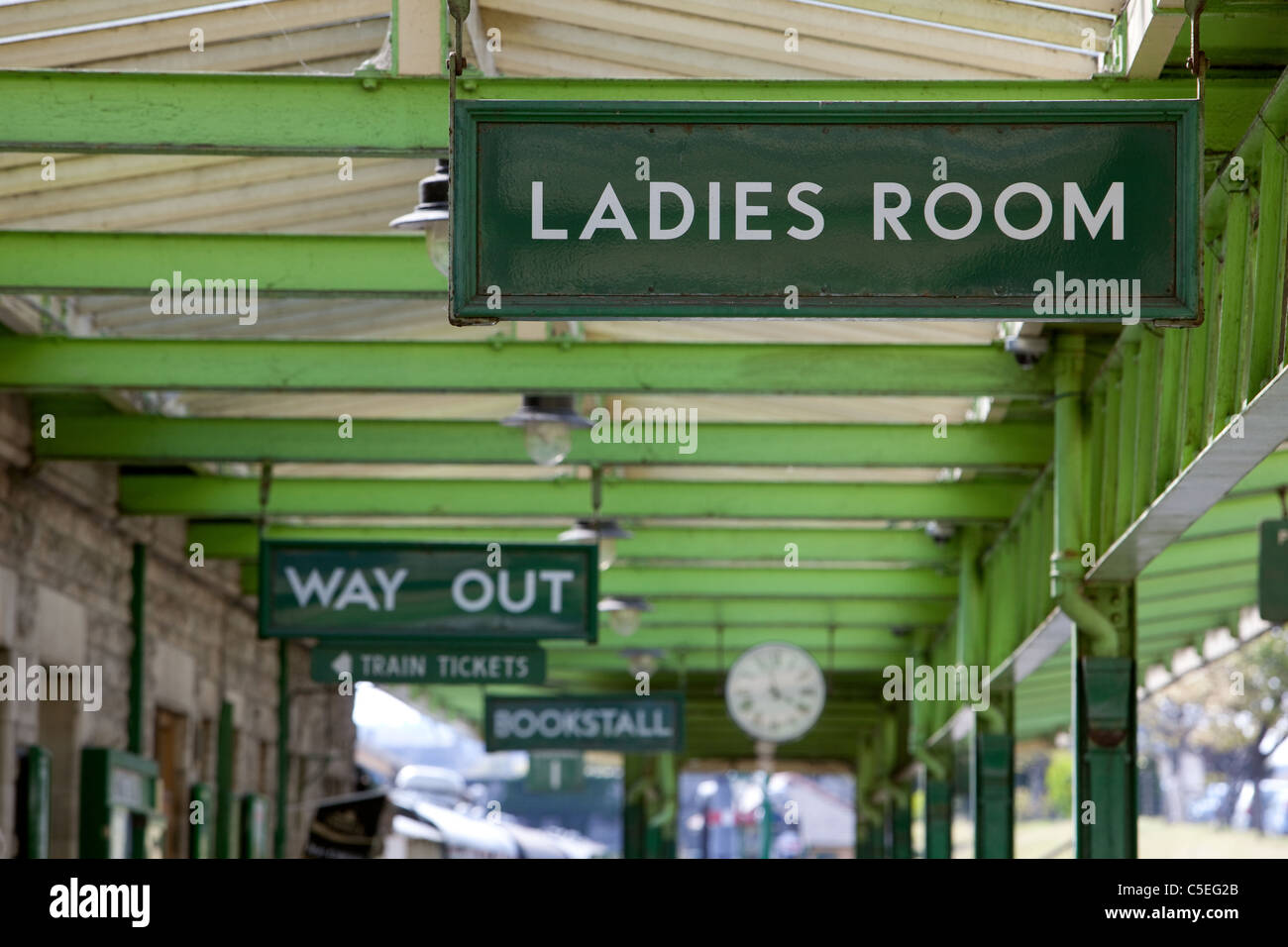 Old railway signs hi-res stock photography and images - Alamy