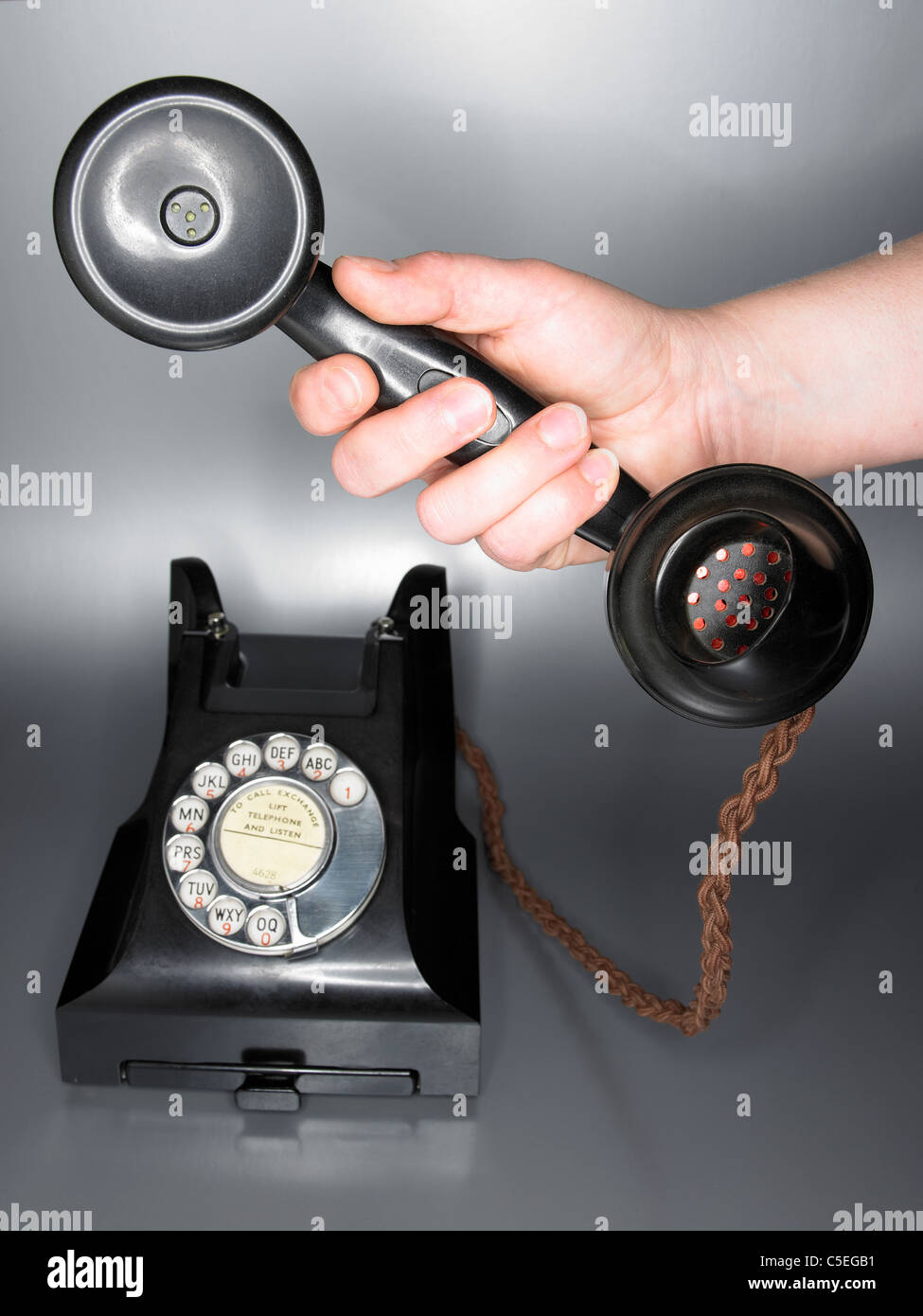 1950s phone vintage hi-res stock photography and images - Alamy