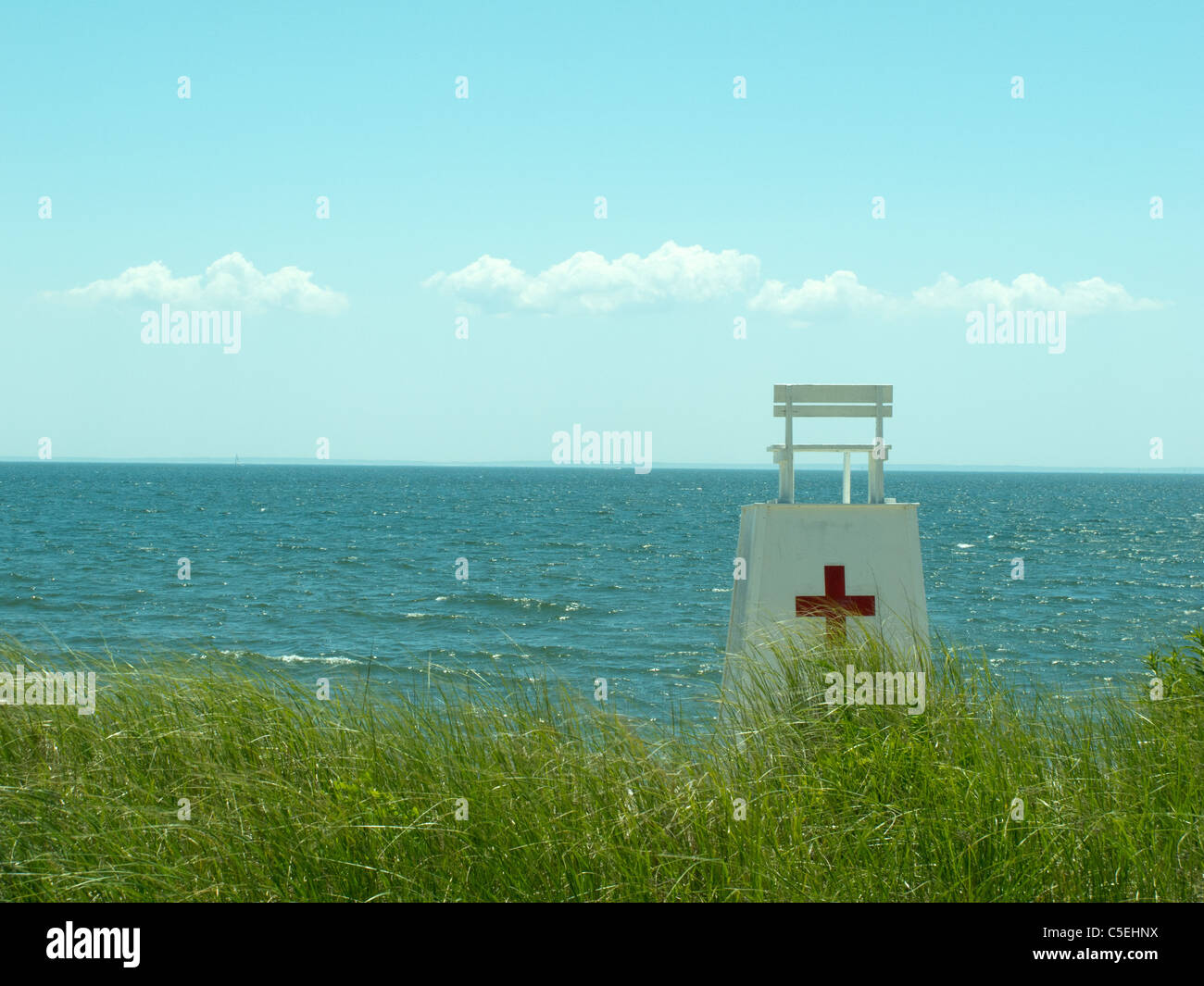 lifeguard stand on beach Stock Photo - Alamy